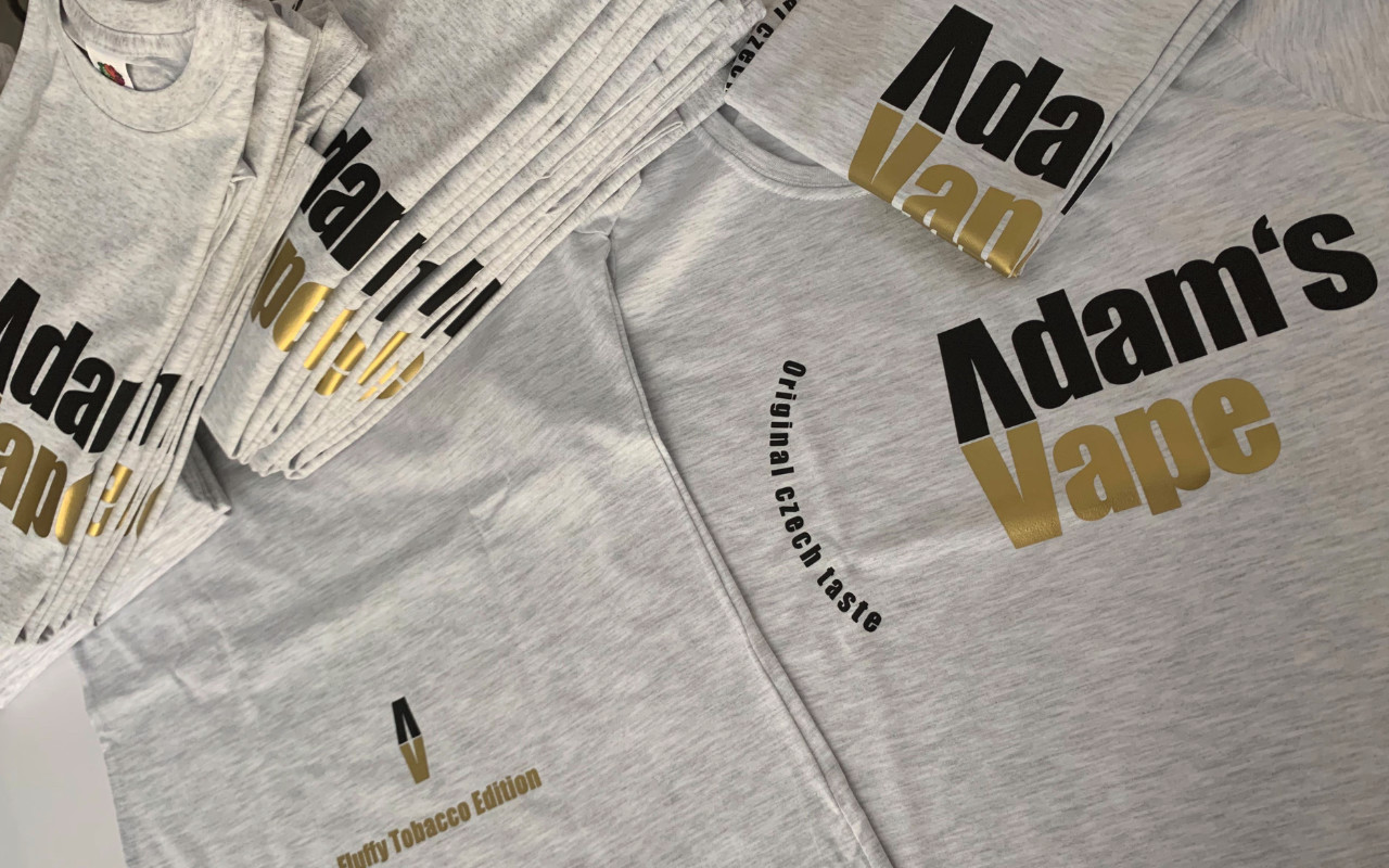 potisk-tricek-flex-adams-vape - Kopina